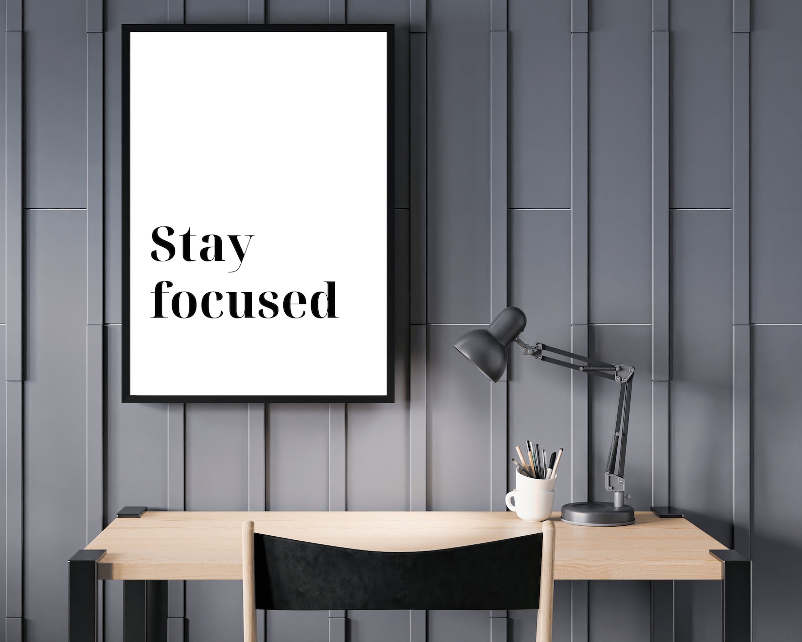 Stay Focused Wall Art, Focus Print, Quote Art Print, Wall Art Printable ...