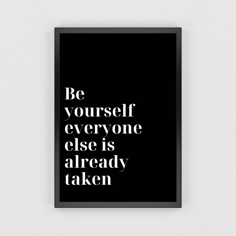 Be Yourself Everyone - Etsy