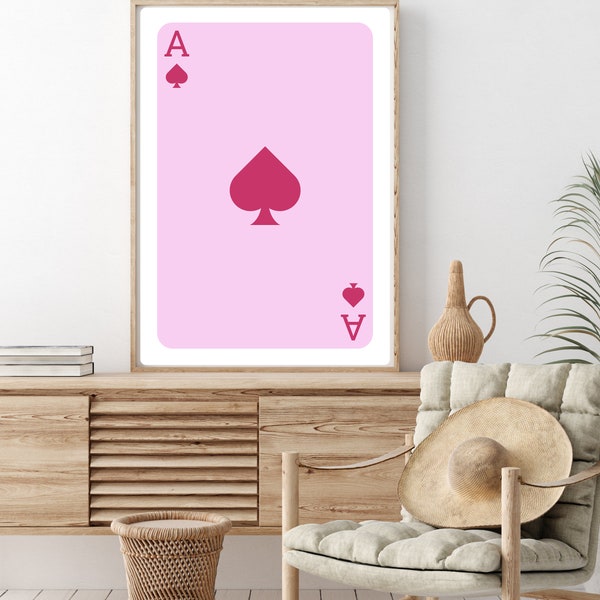 Ace of Spades Pink - Etsy