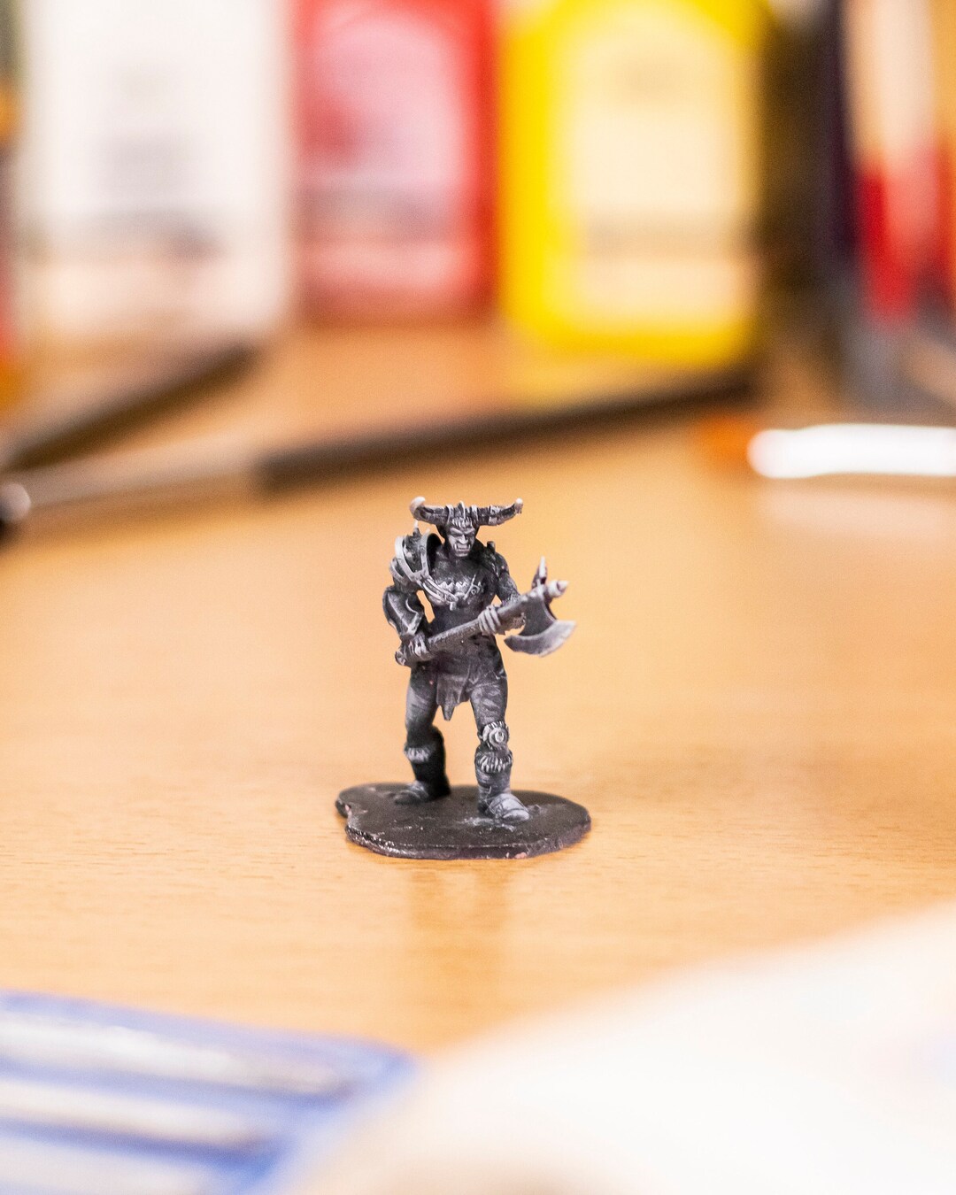 Orc Figure 3d Printed Dnd Mini Resin Orc Figure Fantasy Ready to Be ...