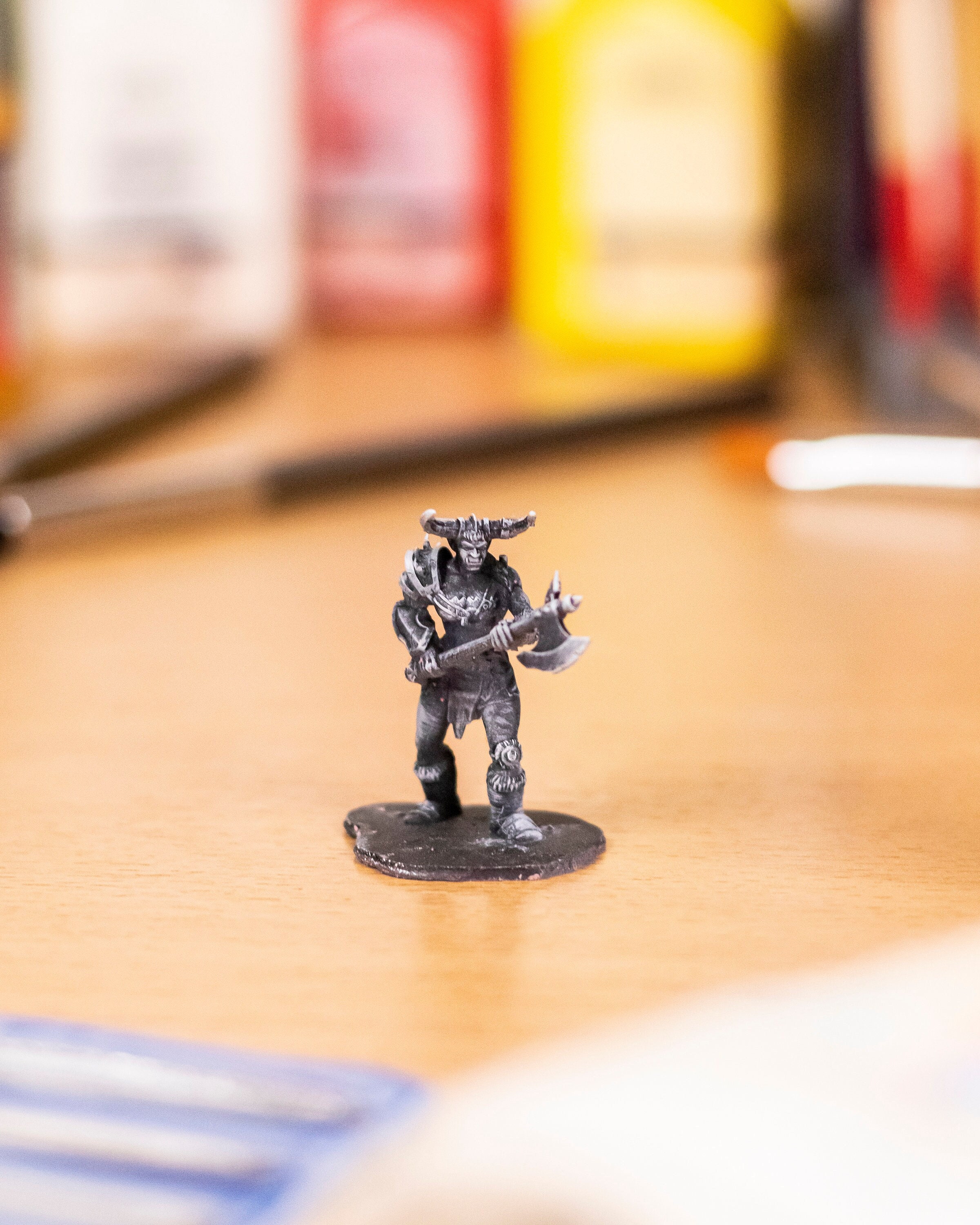 Orc Figure 3d Printed Dnd Mini Resin Orc Figure Fantasy Ready to Be ...