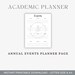 Academic Planner Printable PDF 39 Pages, 2023 August to 2024 December ...