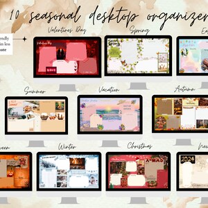 Desktop Organizer, Summer Wallpaper, Mac & Windows, Digital Wallpaper ...