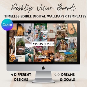 Vision Board 2025 Pinterest - Etsy