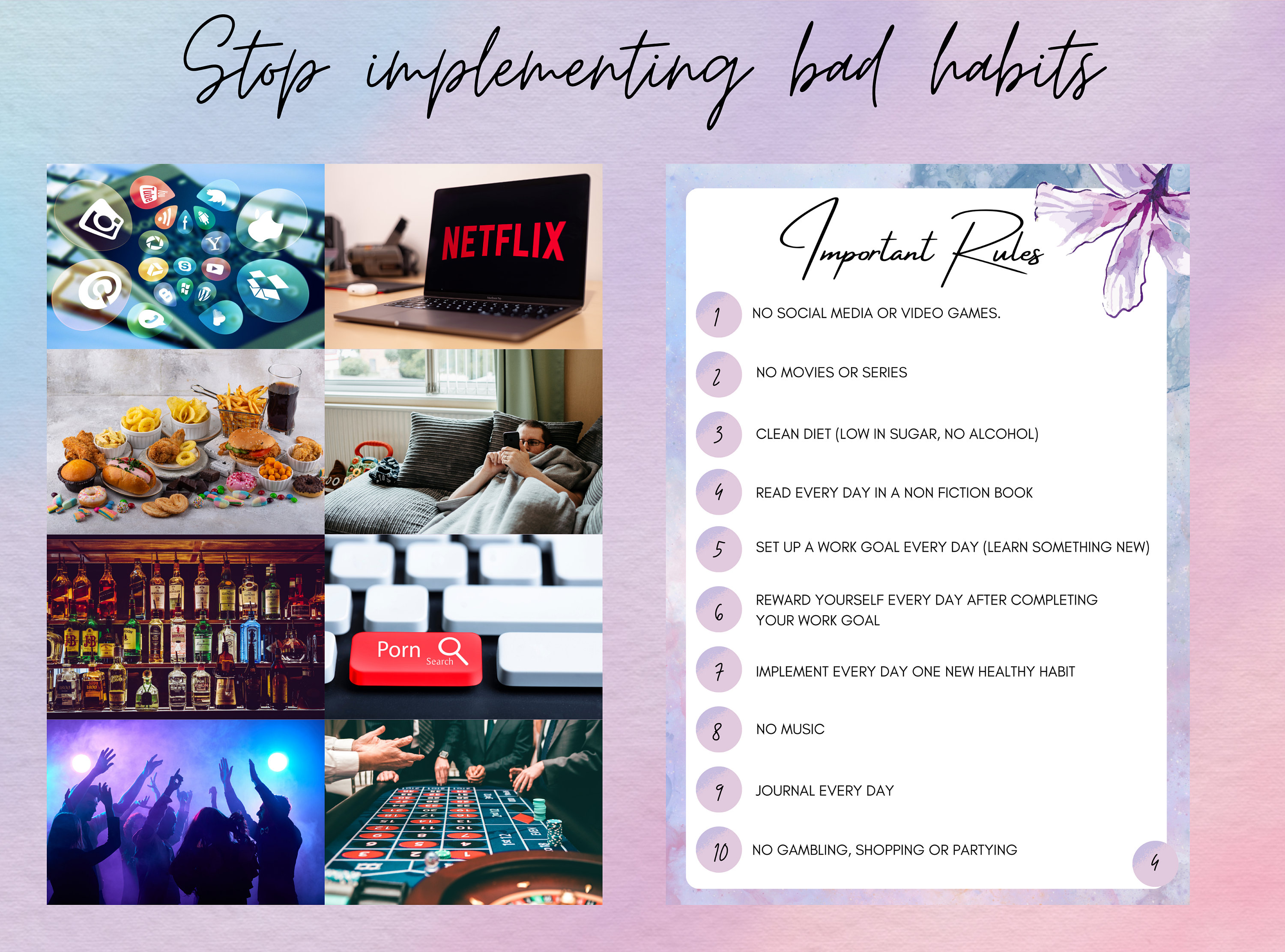 Digital Dopamine Detox Plan, Interactive Mental Detox Challenge ...