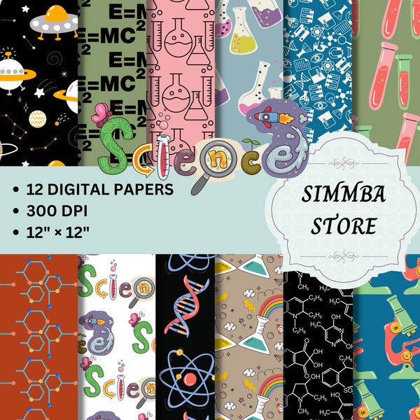 Science Paper - Etsy