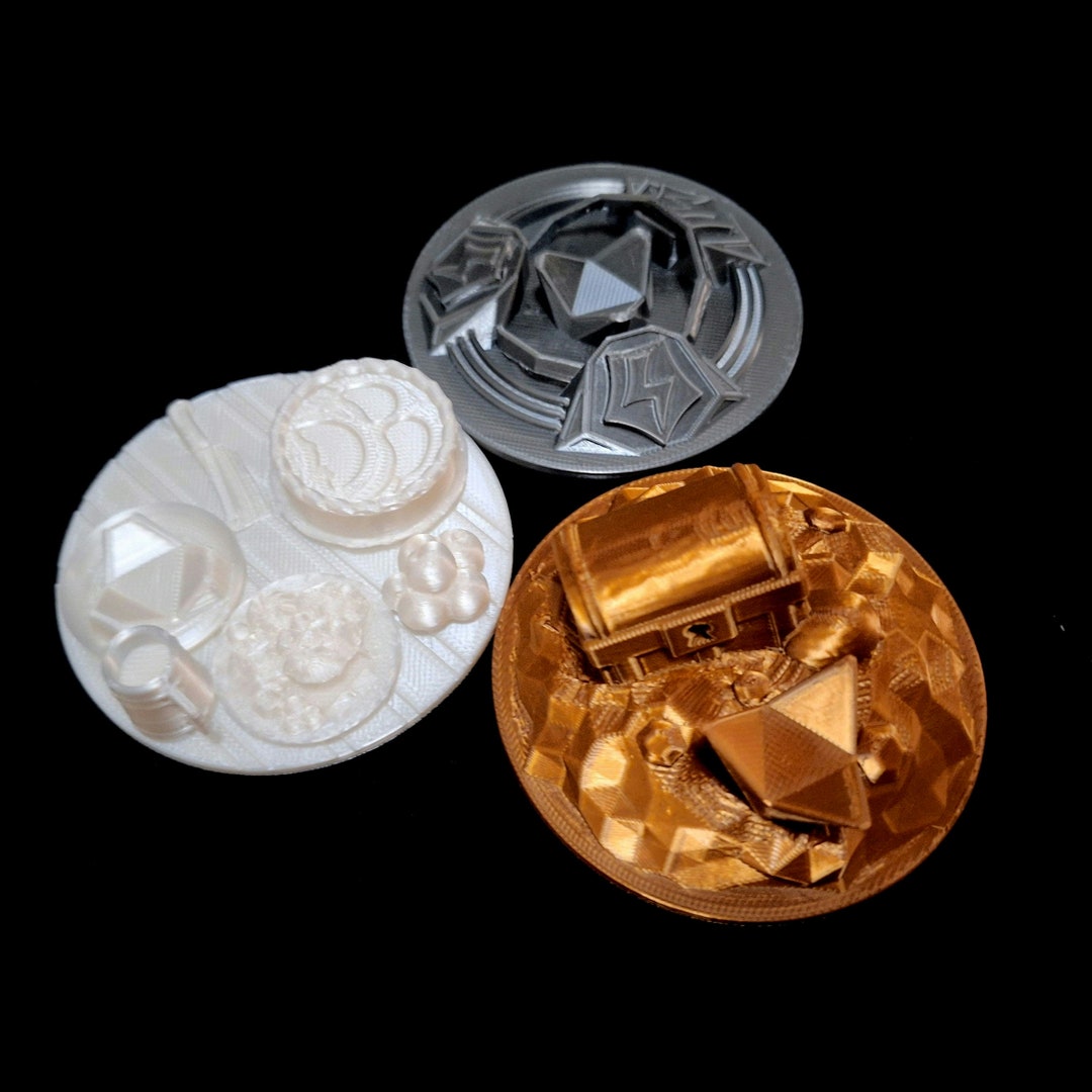 Mtg D20 Treasure, Food, and Energy Token - Etsy