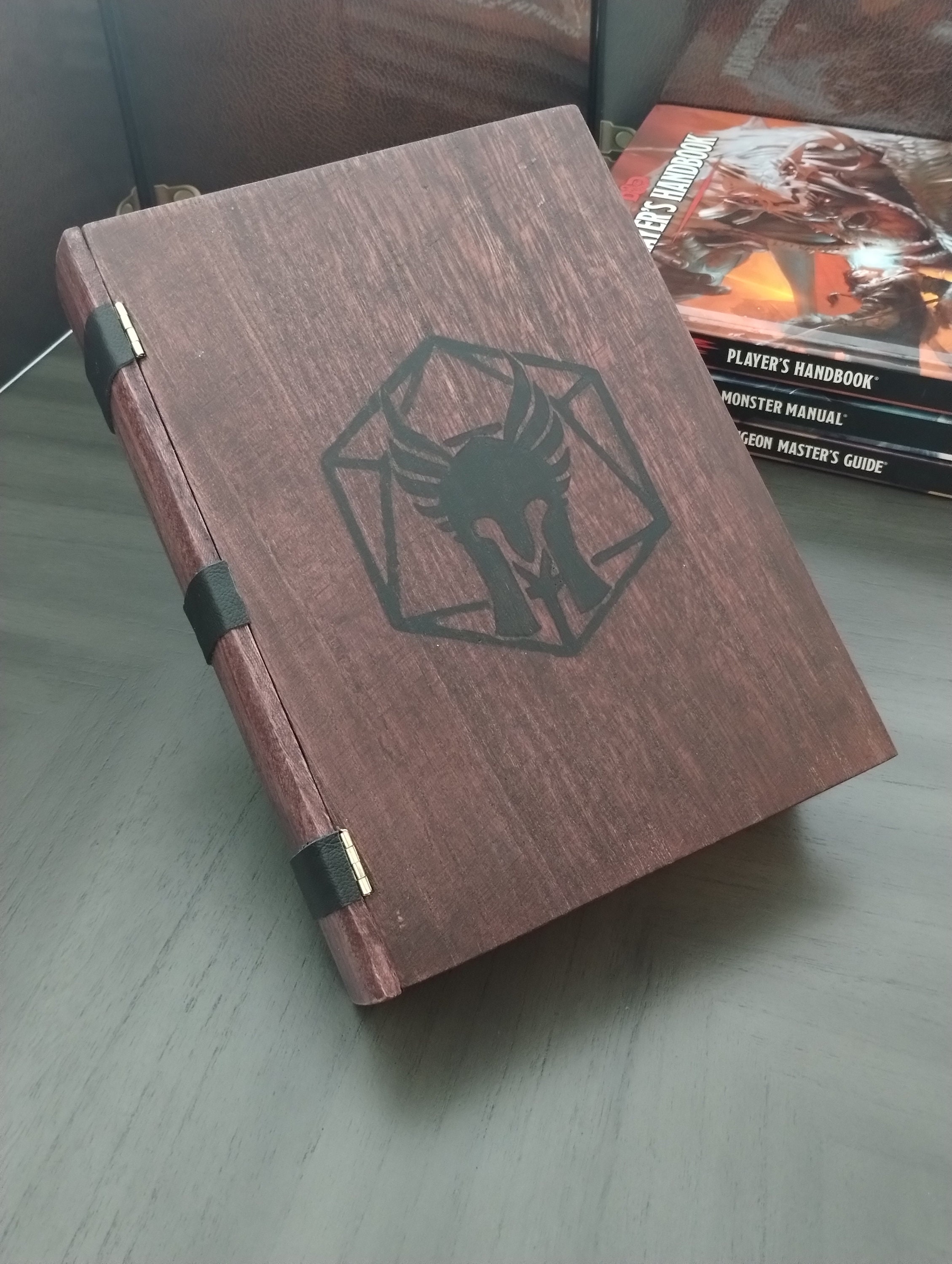 D&D/TTRPG Spell Book Dice and Miniature Tray Box - Etsy