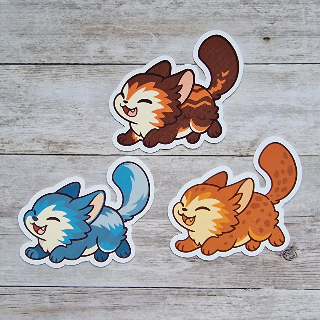 Chapaa Plushies Vinyl Sticker, Game Sticker, Deco Sticker, Palia ...
