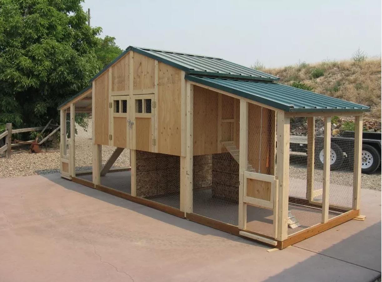 PDF Chicken Coop Framing Plan With Material List the Chick-inn Model - Etsy