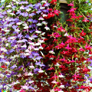 100 Seeds of Cascade Lobelia Mix, Fast Growing, Fresh Flower - Etsy