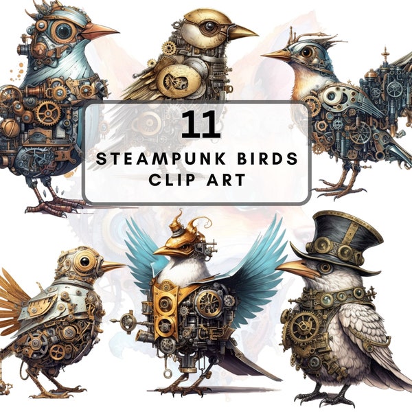 Steampunk Bird - Etsy