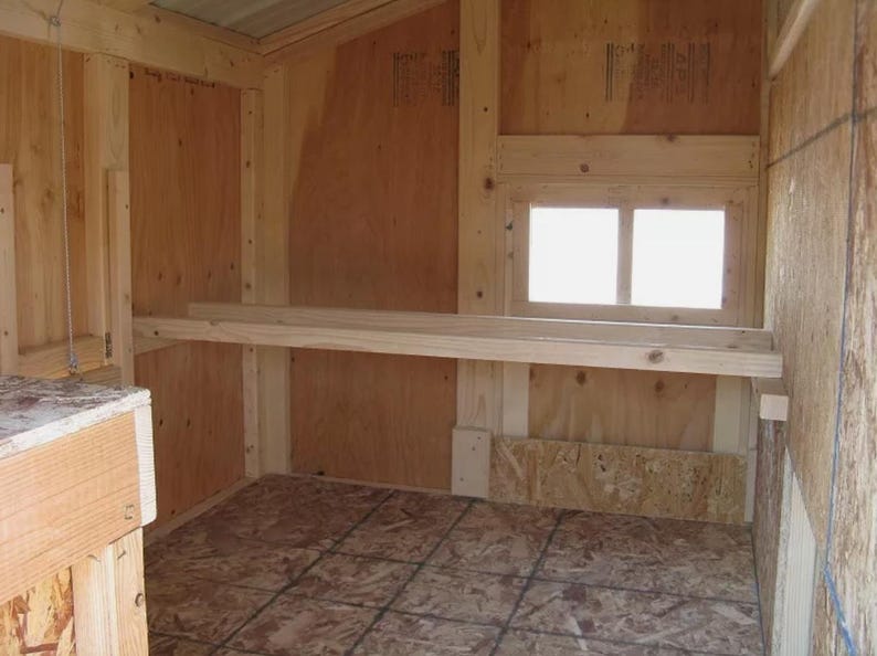 PDF Chicken Coop Framing Plan With Material List the Chick-inn Model - Etsy