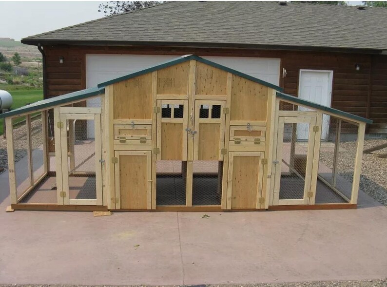 PDF Chicken Coop Framing Plan With Material List the Chick-inn Model - Etsy