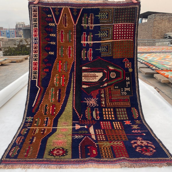 Pictorial Rug - Etsy