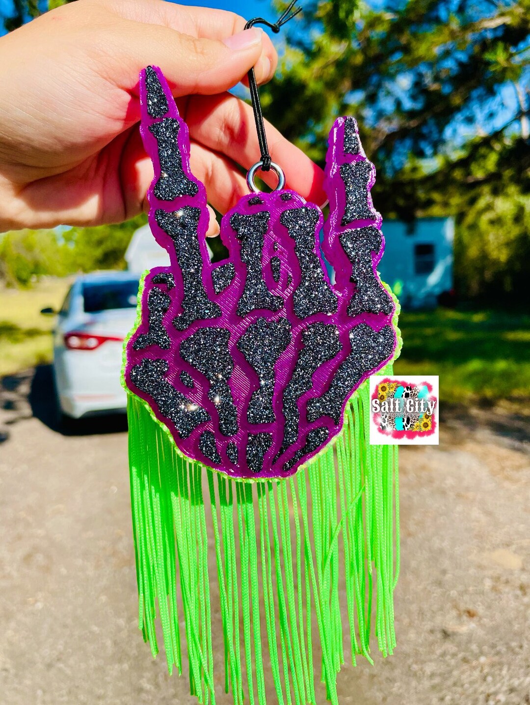 Halloween Skeleton Hand Freshie Car Freshener Car Accessory - Etsy