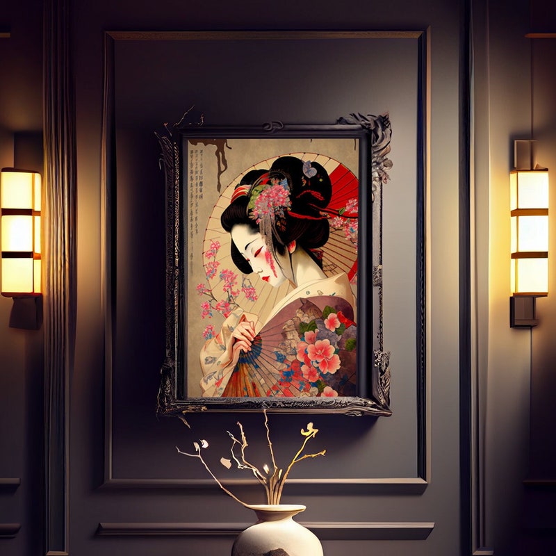 Geisha Art - Etsy