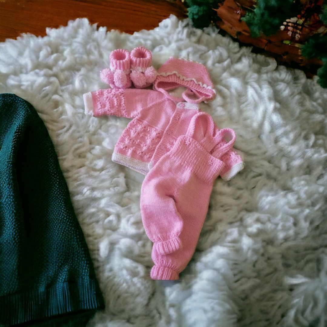 Newborn Costume Baby Knit Set Baby Girl Knits Formal Jacket Knitted ...