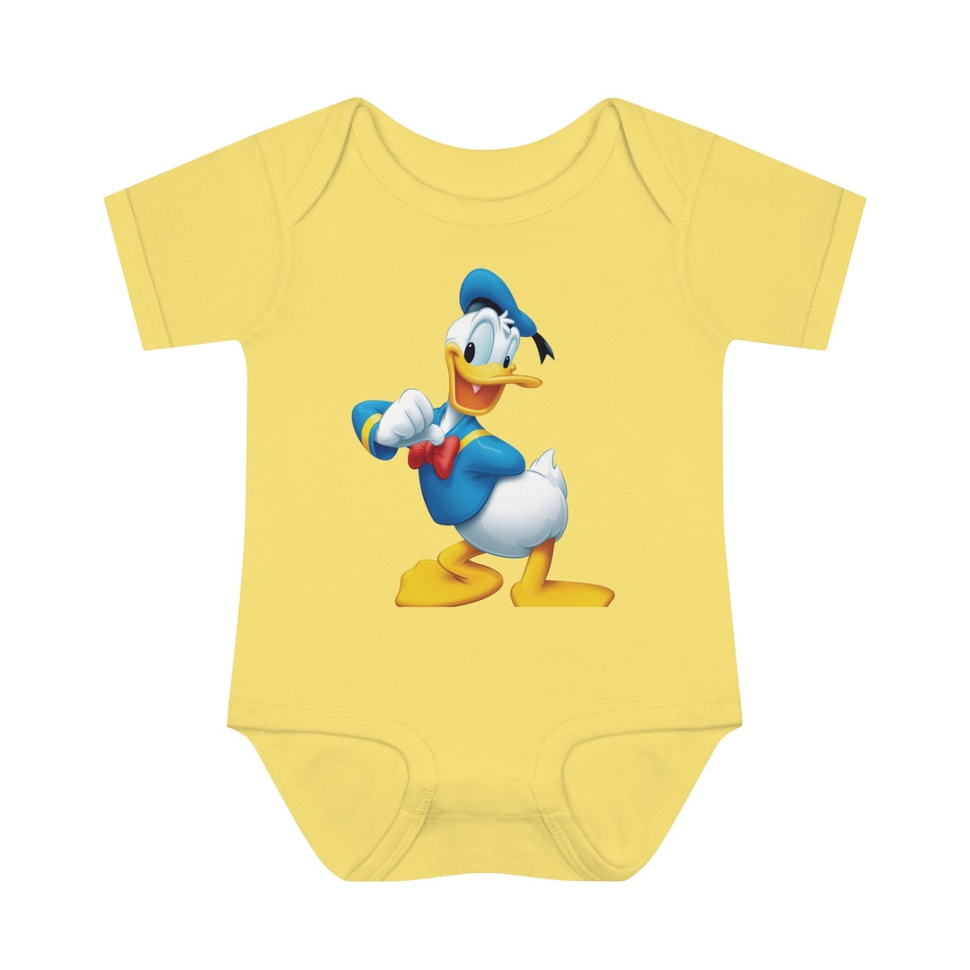 Adorable Donald Duck Infant Bodysuit, Soft Baby Rib Cotton, Perfect for ...