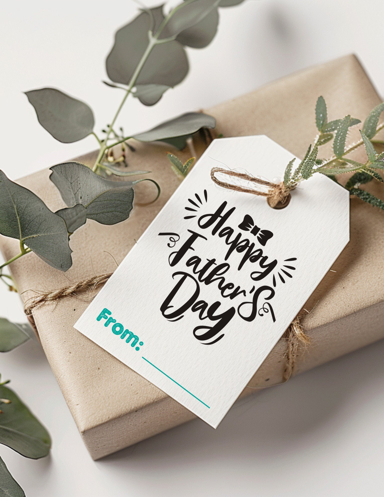 Father's Day Tags Printable Father's Day Gift Tag 1st Father's Day Tag ...