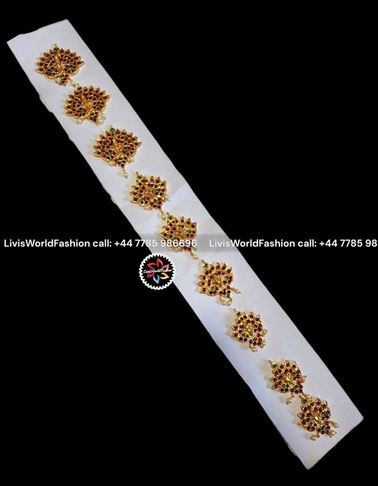 Peacock Temple Jewellery Jada | Indian Hair Jewelry | Indian Hair ...