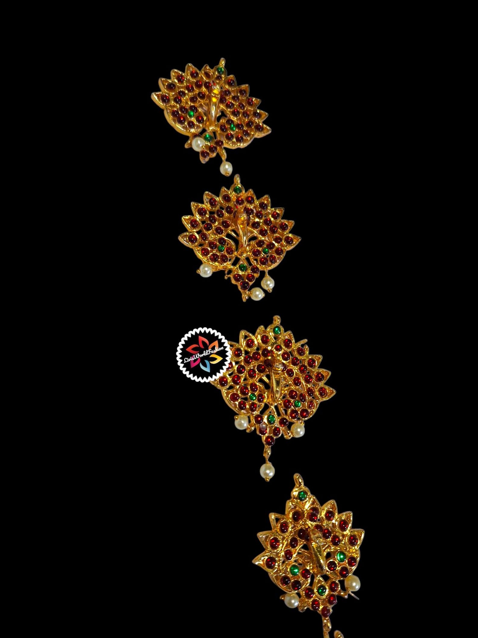 Peacock Temple Jewellery Jada | Indian Hair Jewelry | Indian Hair ...