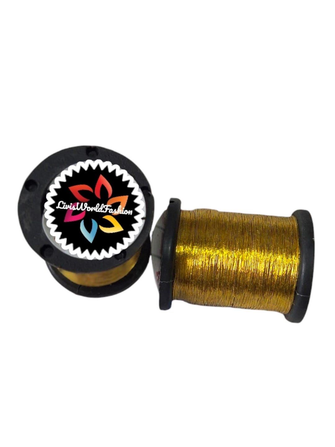 Zari Thread Gold Plated Floss Yarn Hand Machine Embroidery Artwork ...