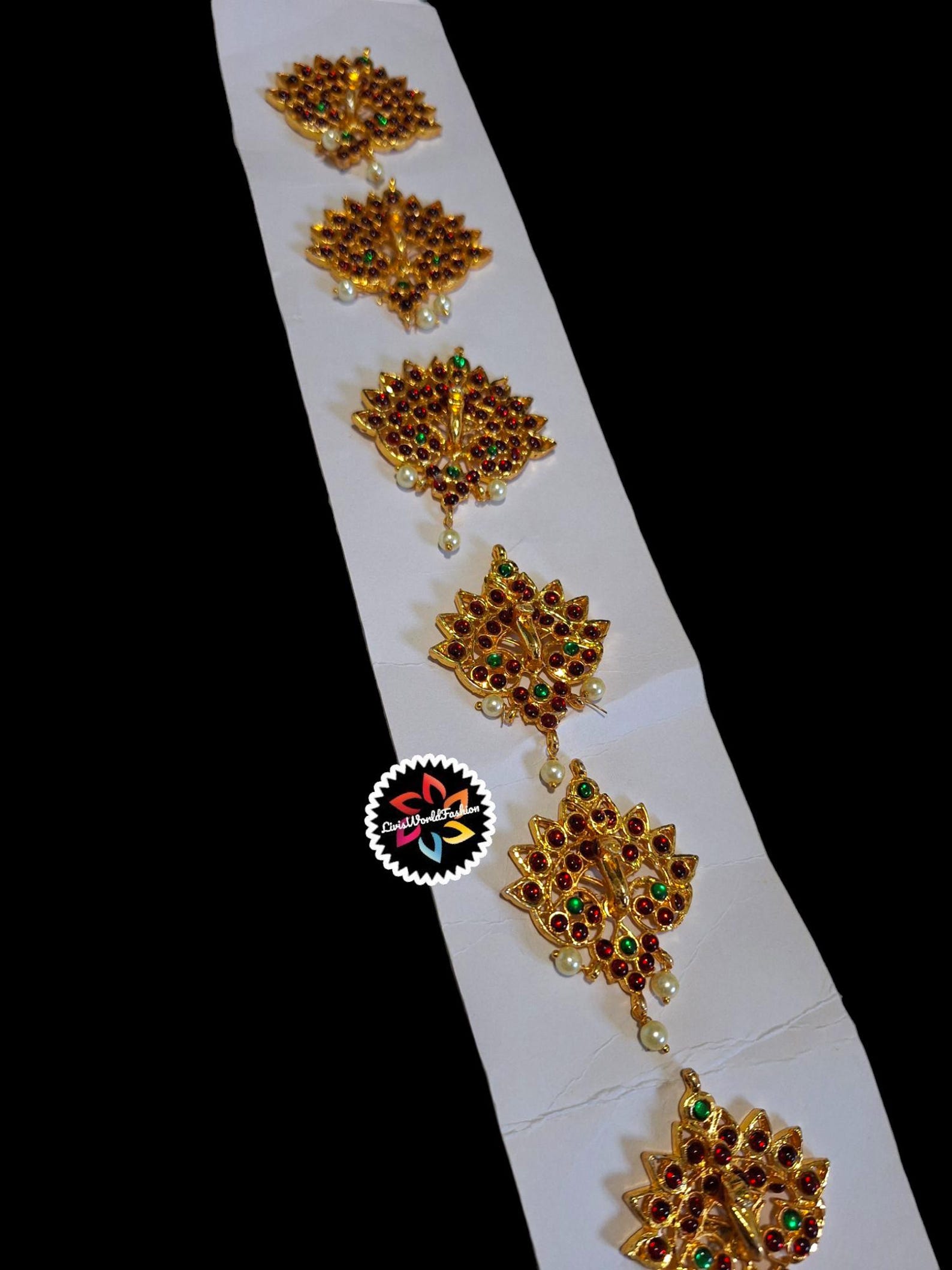 Peacock Temple Jewellery Jada | Indian Hair Jewelry | Indian Hair ...