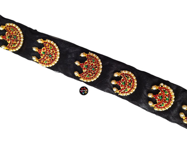 Moon Temple Indian Jewelry Jada Billalu | Ready Hair Accessory for ...