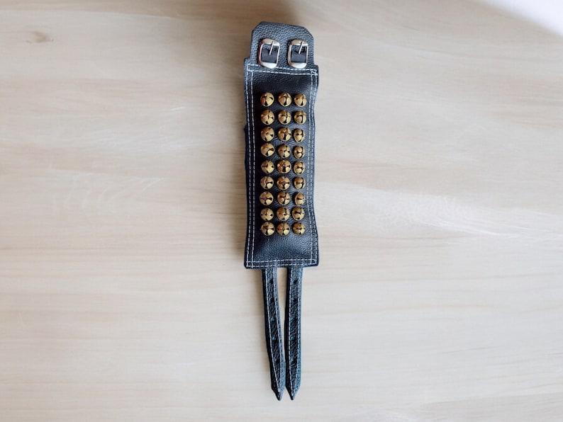 Black Leather | Salangai/ghungroo/anklets /bells/payal | Bharatnatyam ...