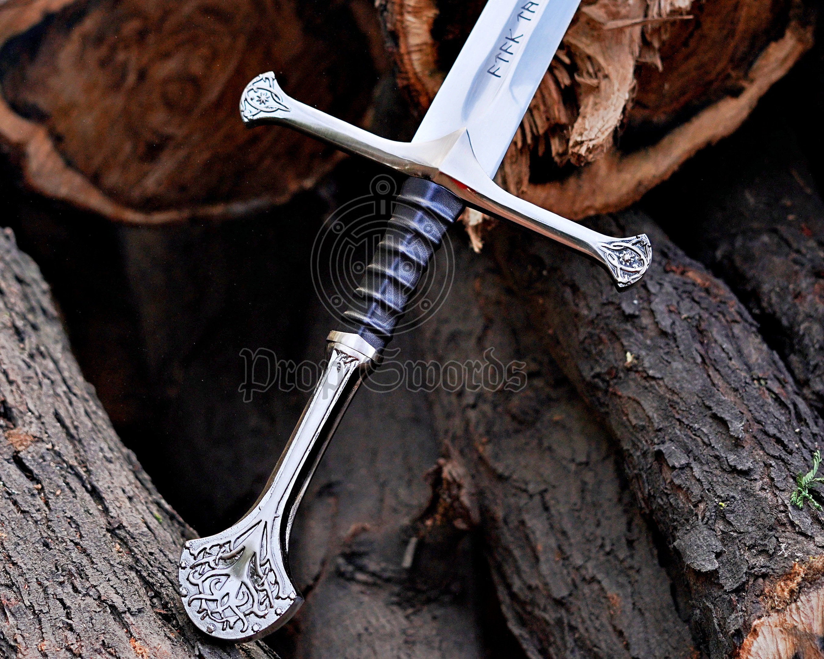 Handmade Stainless Steel Anduril Sword of Narsil the King Aragorn ...