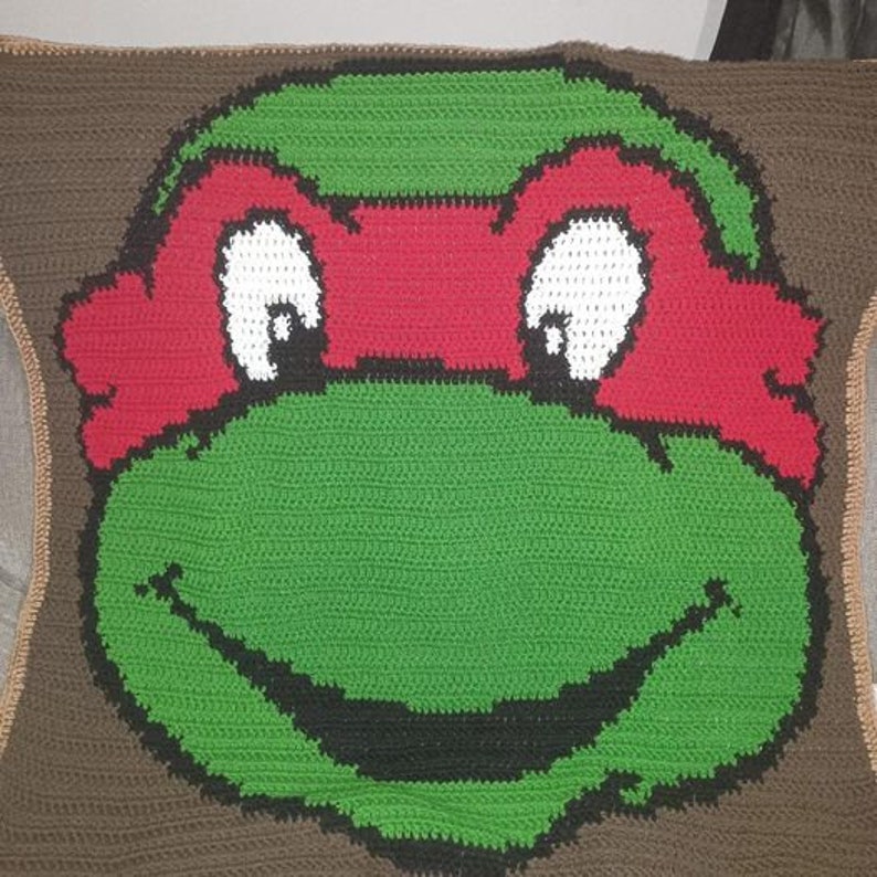 TMNT Crochet Lapghan Pattern for Ralph, Leo, Mikey or Donny teenage ...