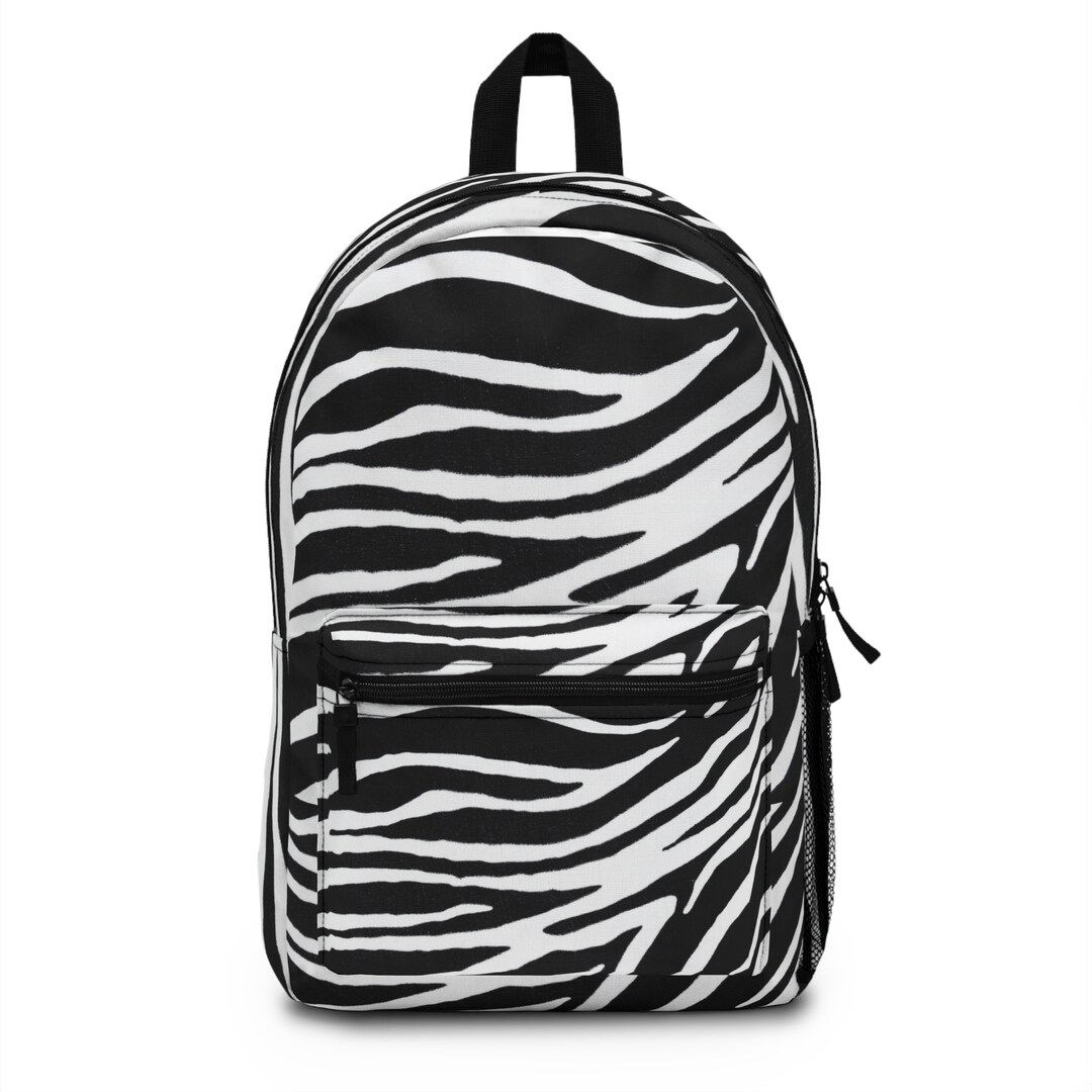 Wild Style Essential: Zebra Print Backpack for Fashion-forward ...