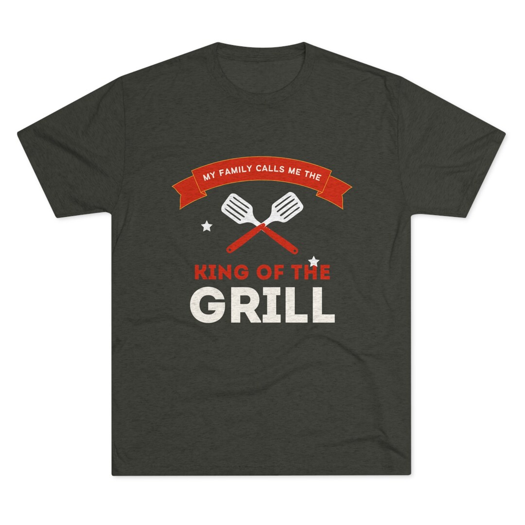 Grill Master's Delight: King of the Grill Tee Shirt for BBQ Enthusiasts ...