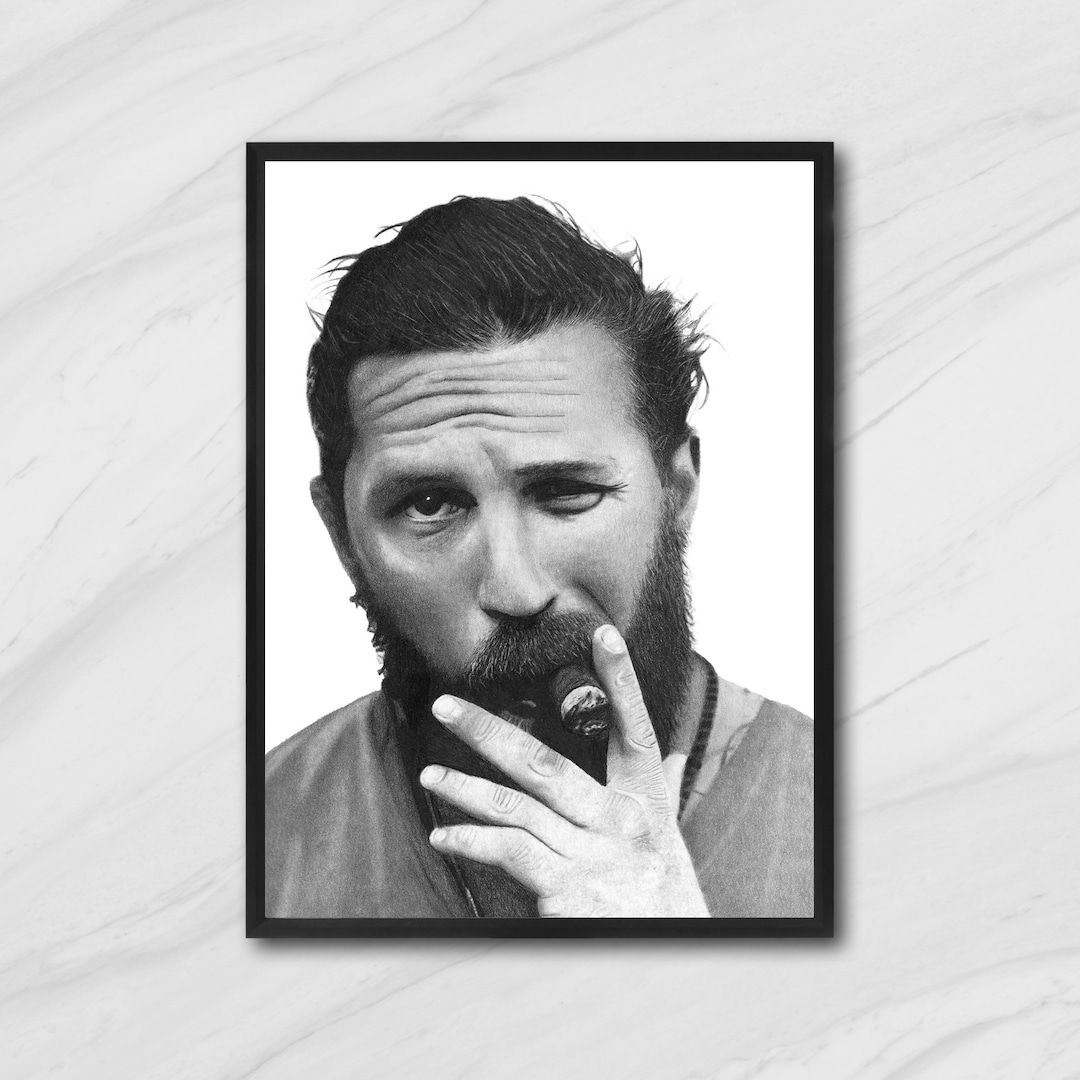 Tom Hardy Drawing Print - Etsy UK