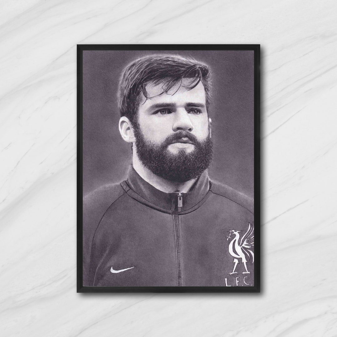 Alisson Becker Drawing Print - Etsy