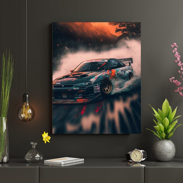 Drift Car Wall Art - Etsy
