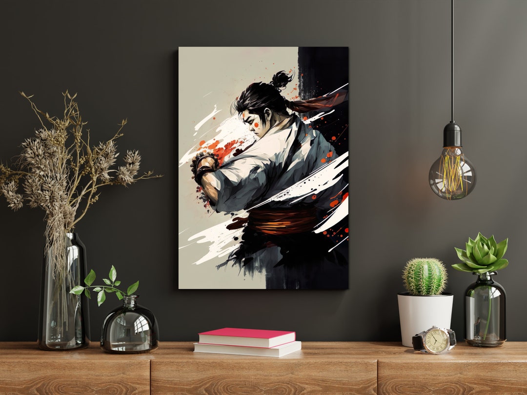 Anime Aikido Fighter Poster Print Japanese Aikido Art Poster Gift Idea ...