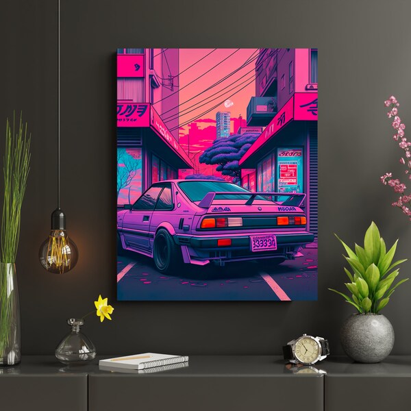 Drift Car Wall Art - Etsy