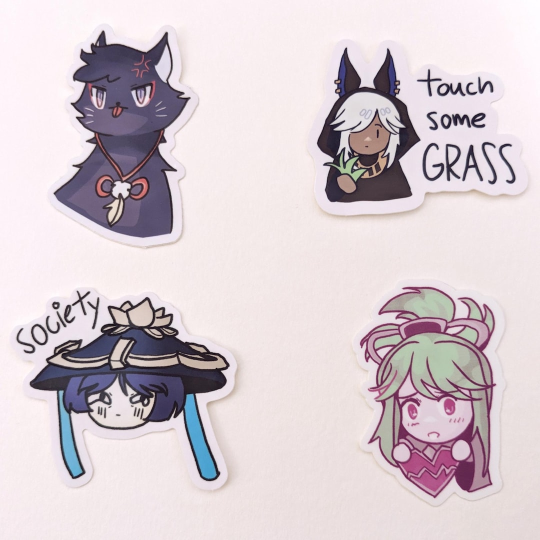 Genshin Meme Stickers - Etsy