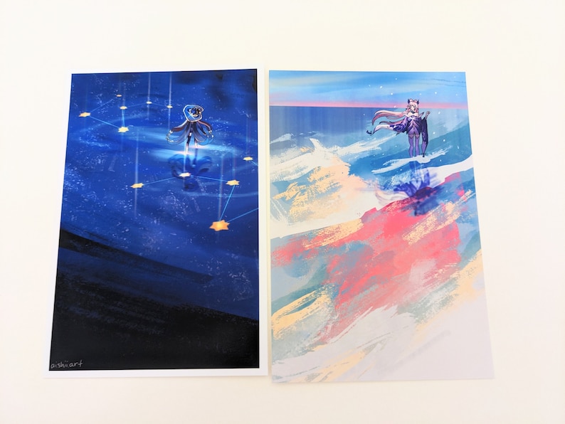 Genshin Scenery Prints - Etsy