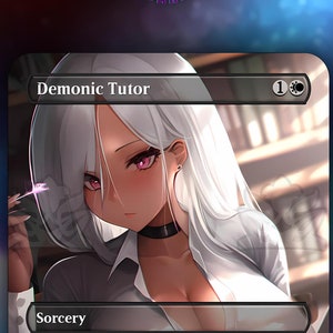 Demonic Tutor PROXY WAIFU STYLE - Etsy