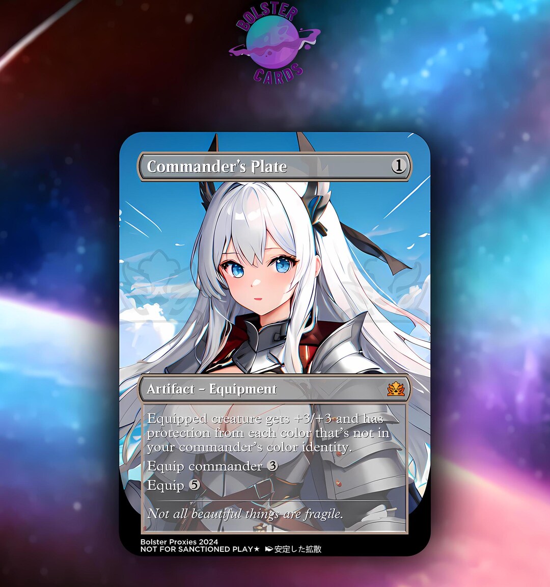 Commander's Plate PROXY WAIFU STYLE - Etsy