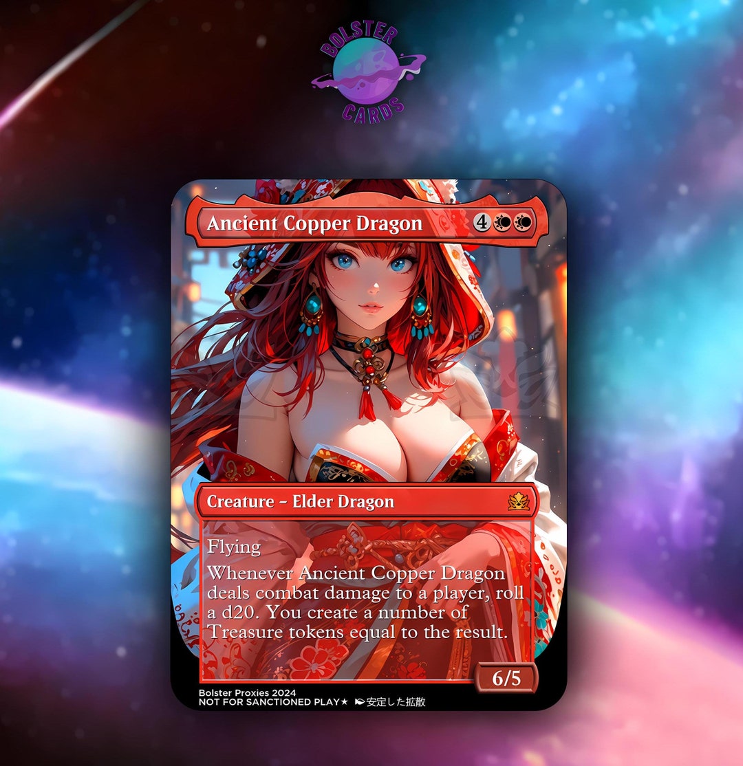 Ancient Copper Dragon PROXY WAIFU STYLE - Etsy