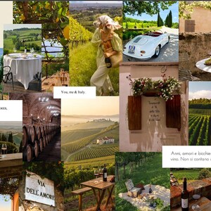 Italian Summer Desktop Wallpaper Collage - Etsy