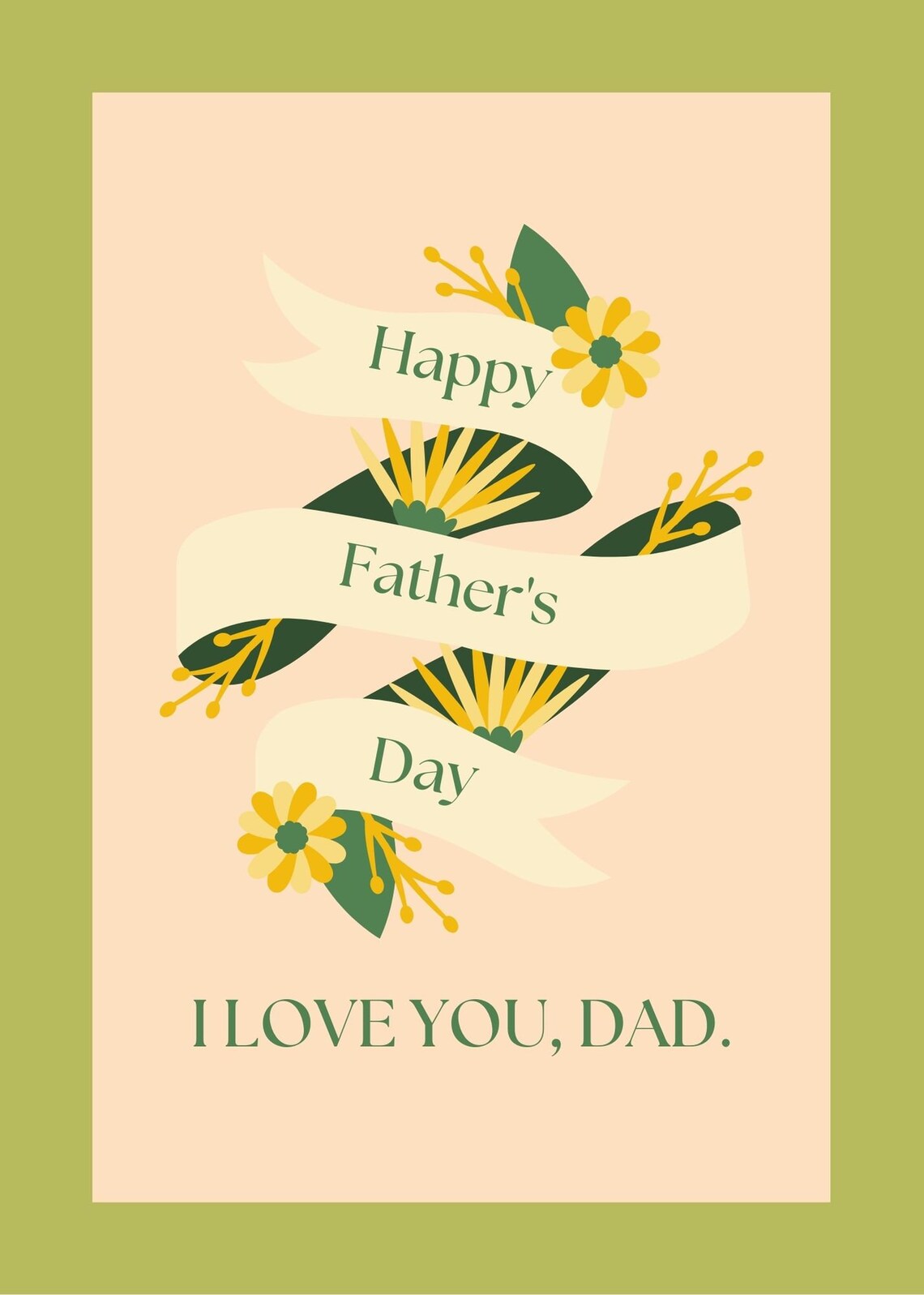 Printable Father's Day Card, Printable Card, Cute Printable Dad Card ...