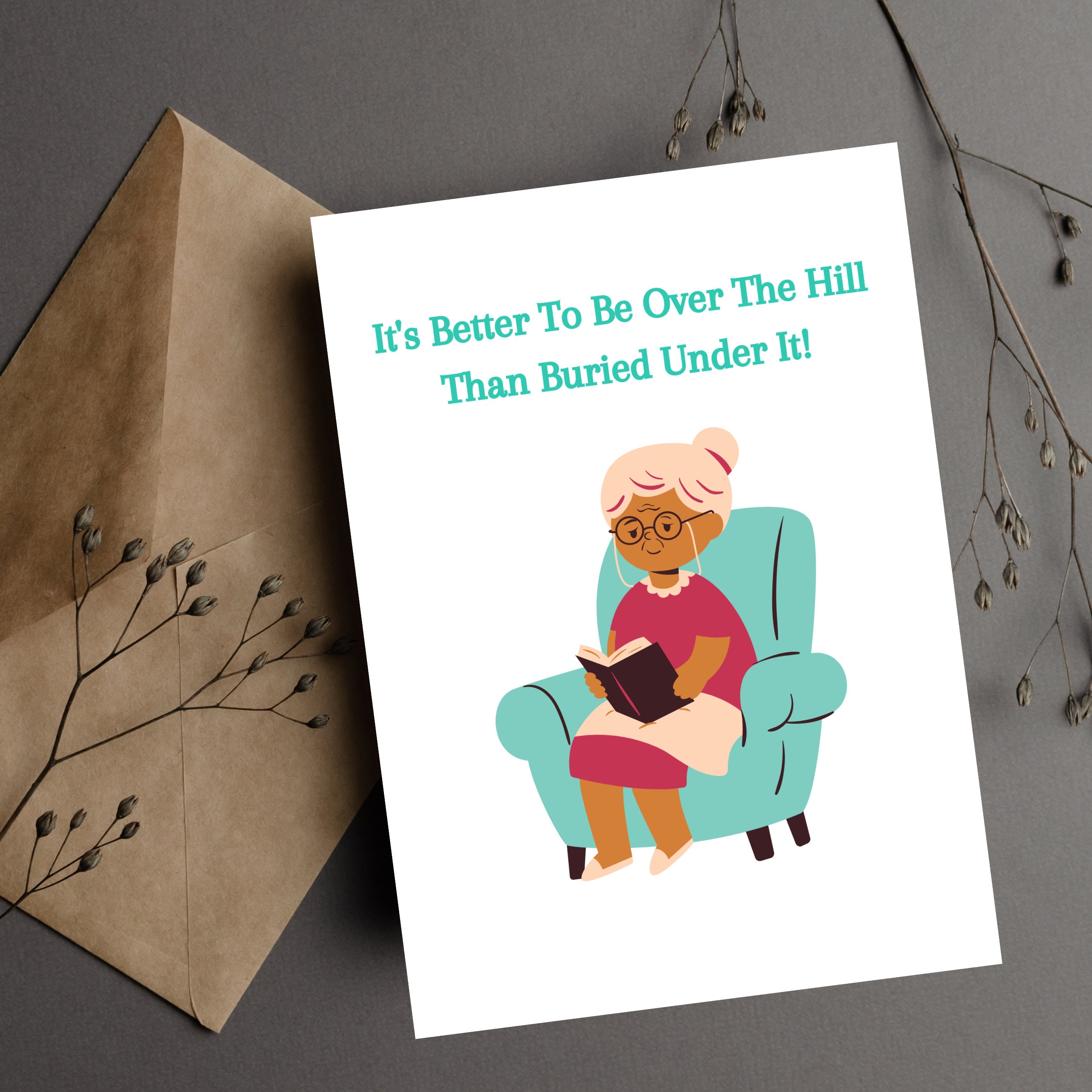 Happy Birthday Printable Card Punny Birthday Card INSTANT DOWNLOAD Card ...