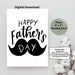 Printable Father's Day Card, Printable Card, Cute Printable Dad Card ...