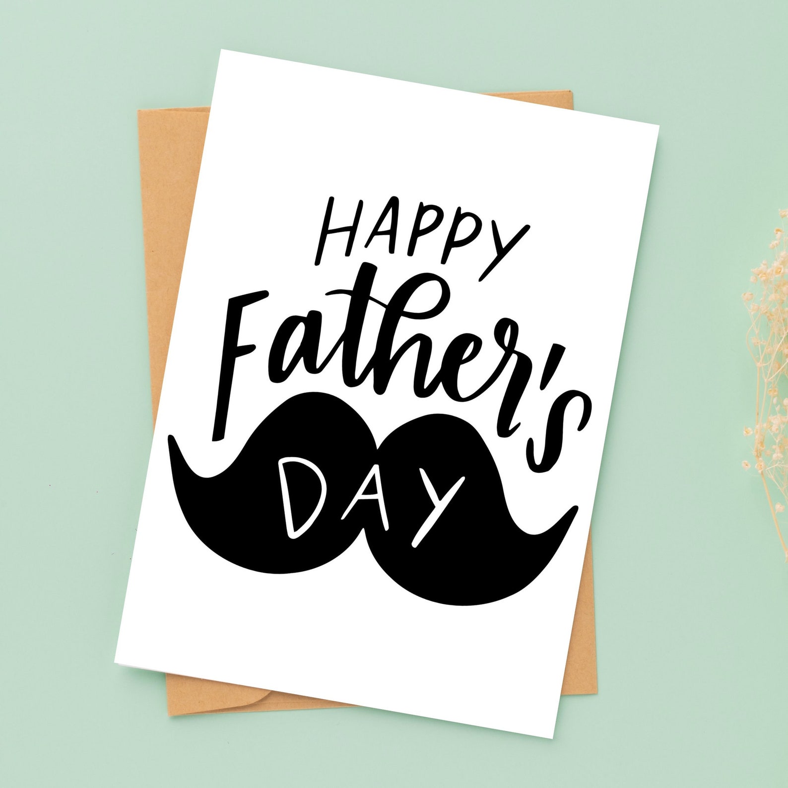 Printable Father's Day Card, Printable Card, Cute Printable Dad Card ...