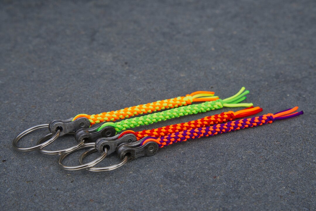 Handmade Keychain With Real Chain Link From a Bicycle Chain, Pendant ...